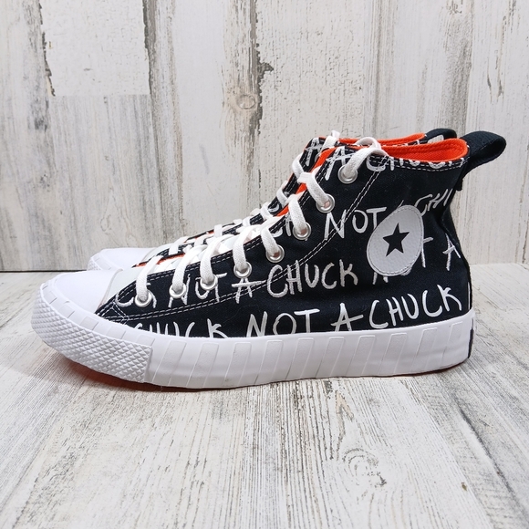 Converse | Shoes | Converse Mens Not A Chuck 7 Hi Unttl3d Black White ...